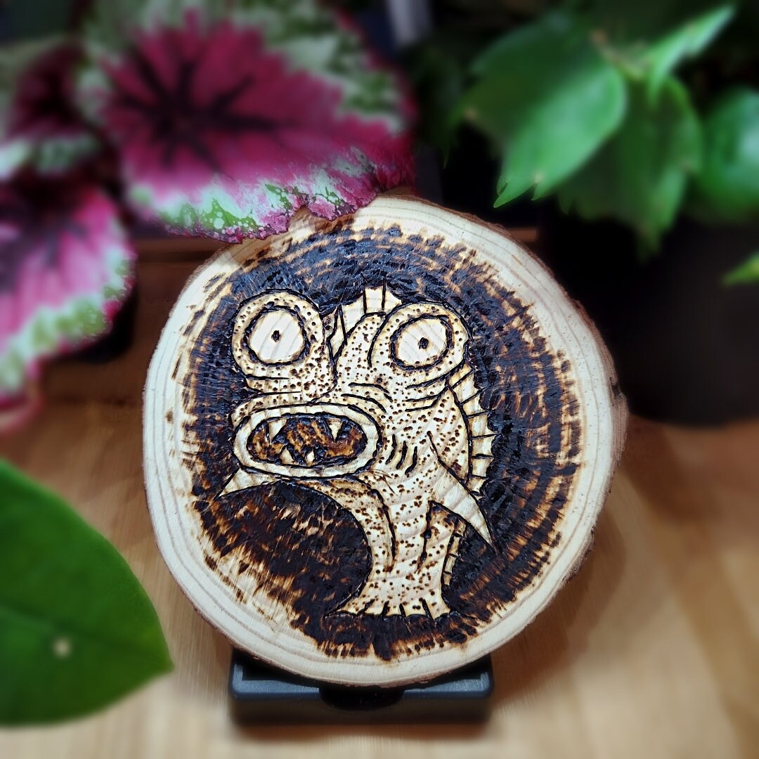 Sea Monster Pyrography - Mer-monster - Etsy