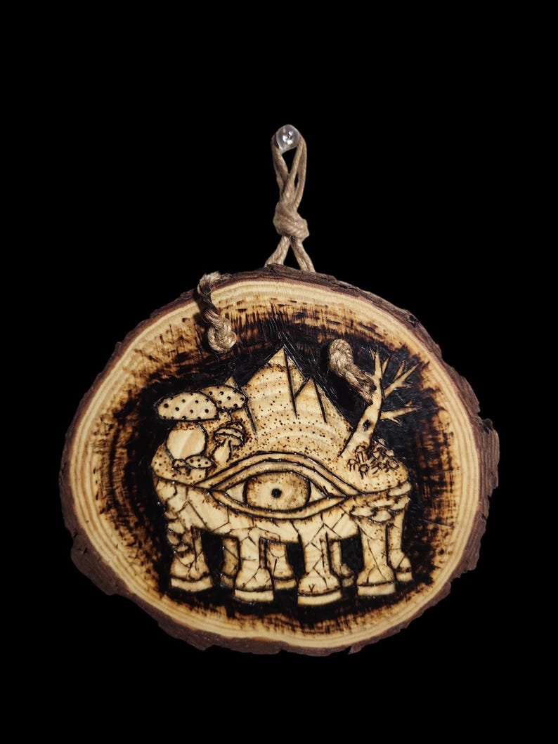 Rock Creature Pyrography - Mountain Man - Etsy