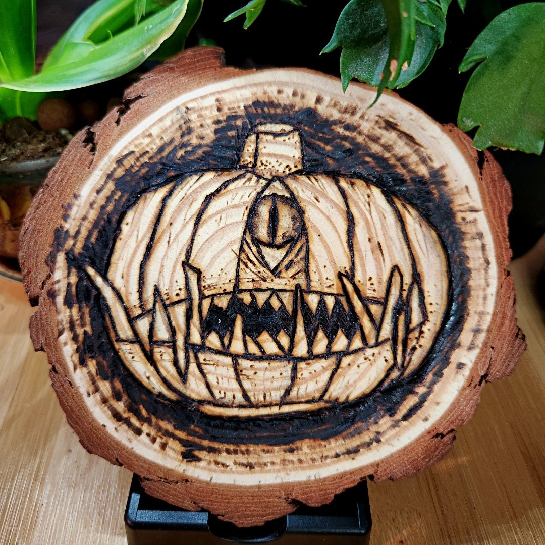 Mutant Pumpkin - Woodburning - Etsy