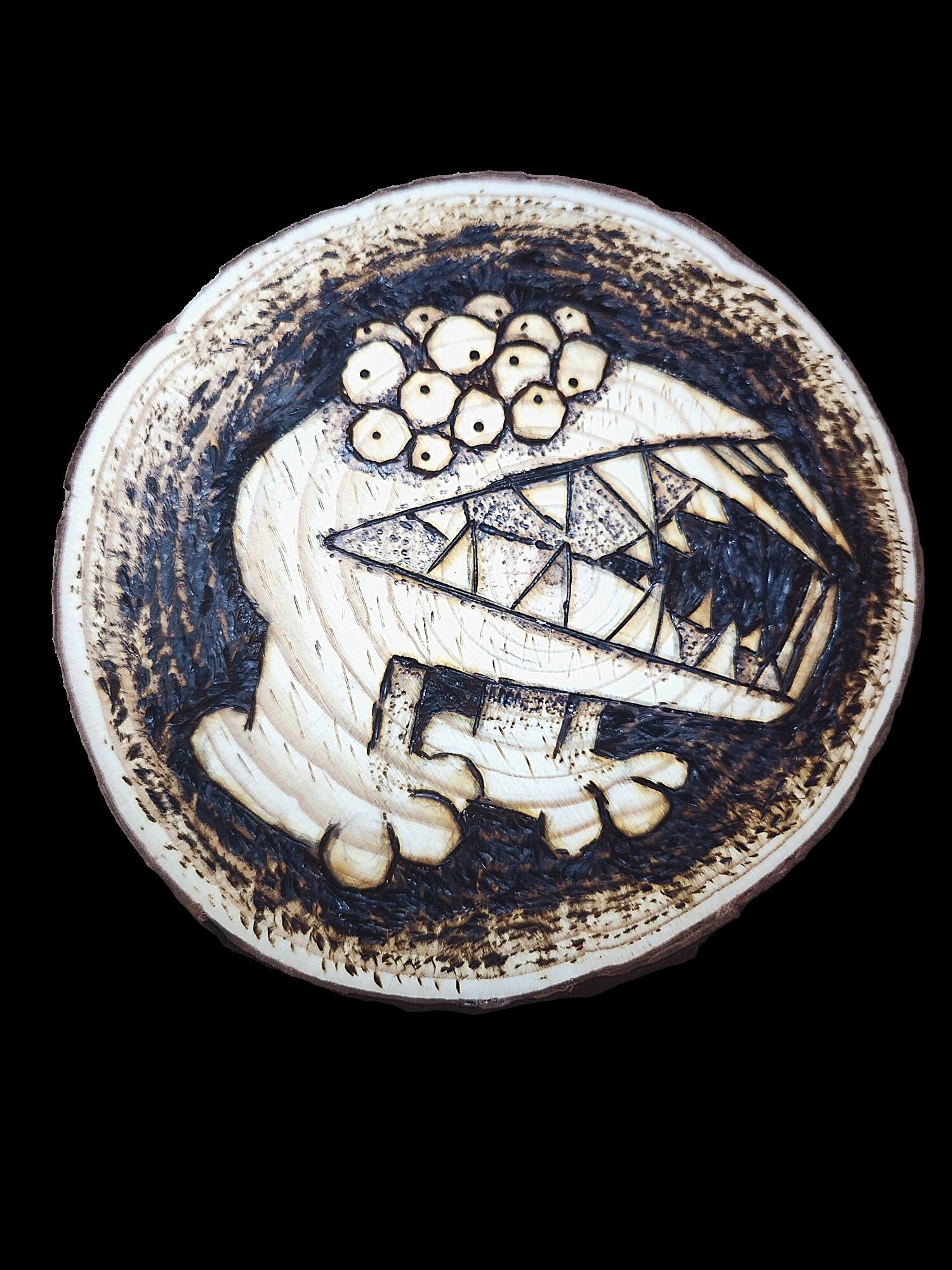 Horror Art Creatures Pyrography - Pyro Pete - Etsy