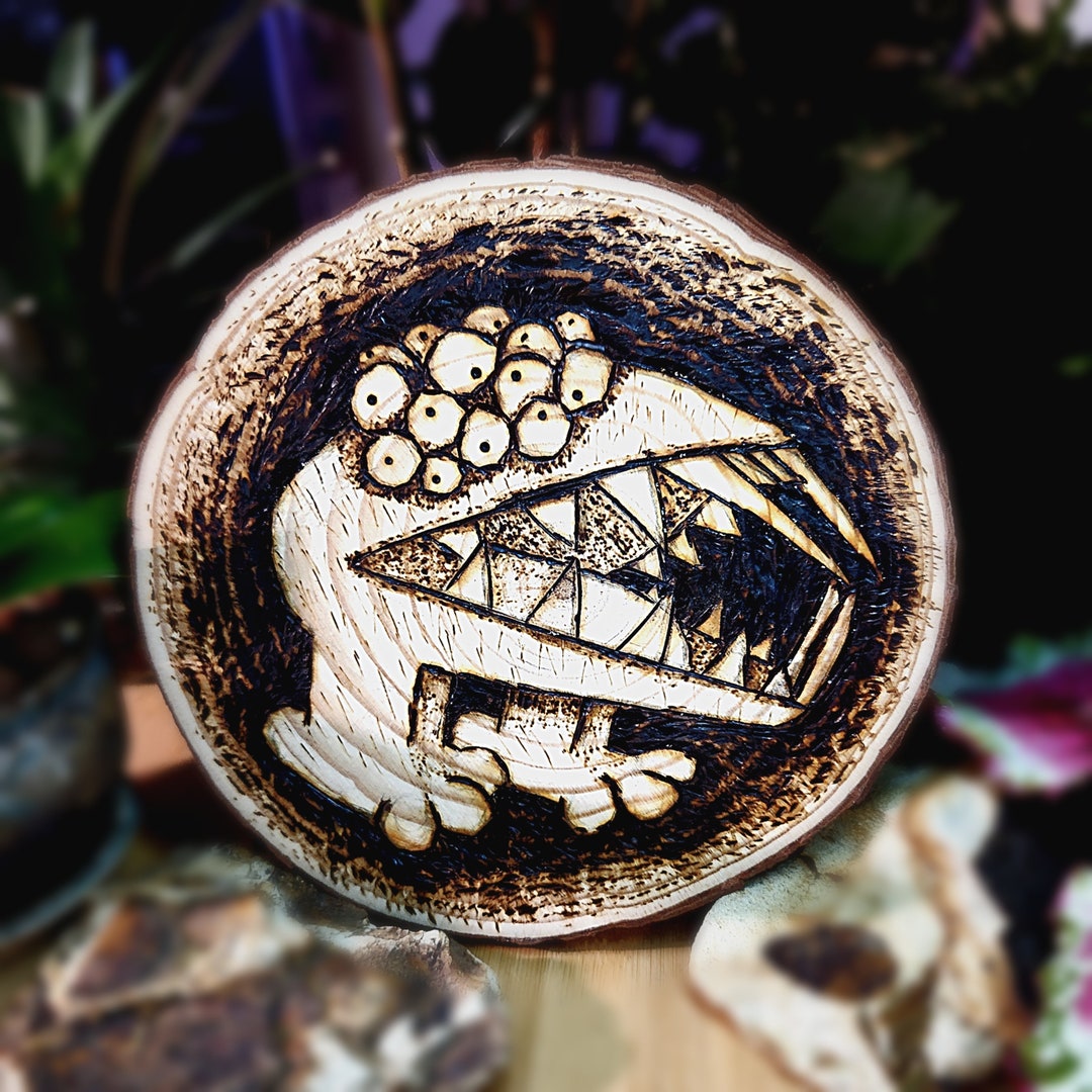 Horror Art Creatures Pyrography - Pyro Pete - Etsy