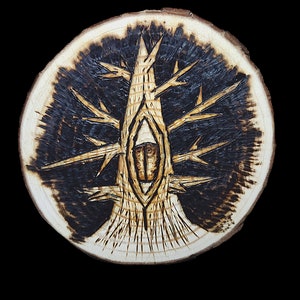 Tree Monster Pyrography - S(pine) Tree - Etsy
