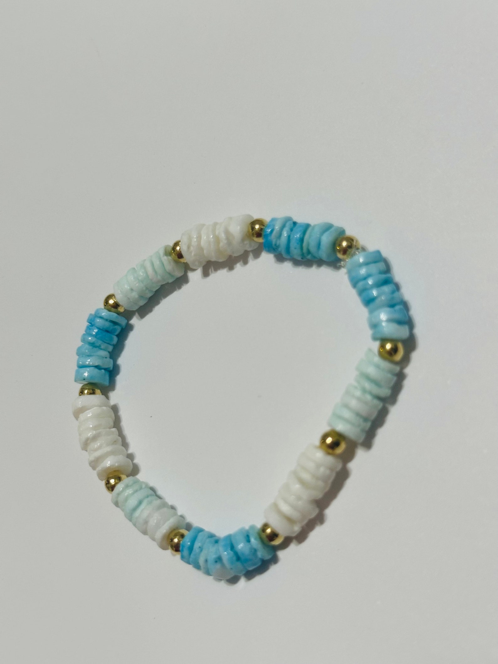 Shell Blue Gradient Bracelet Preppy Summer - Etsy