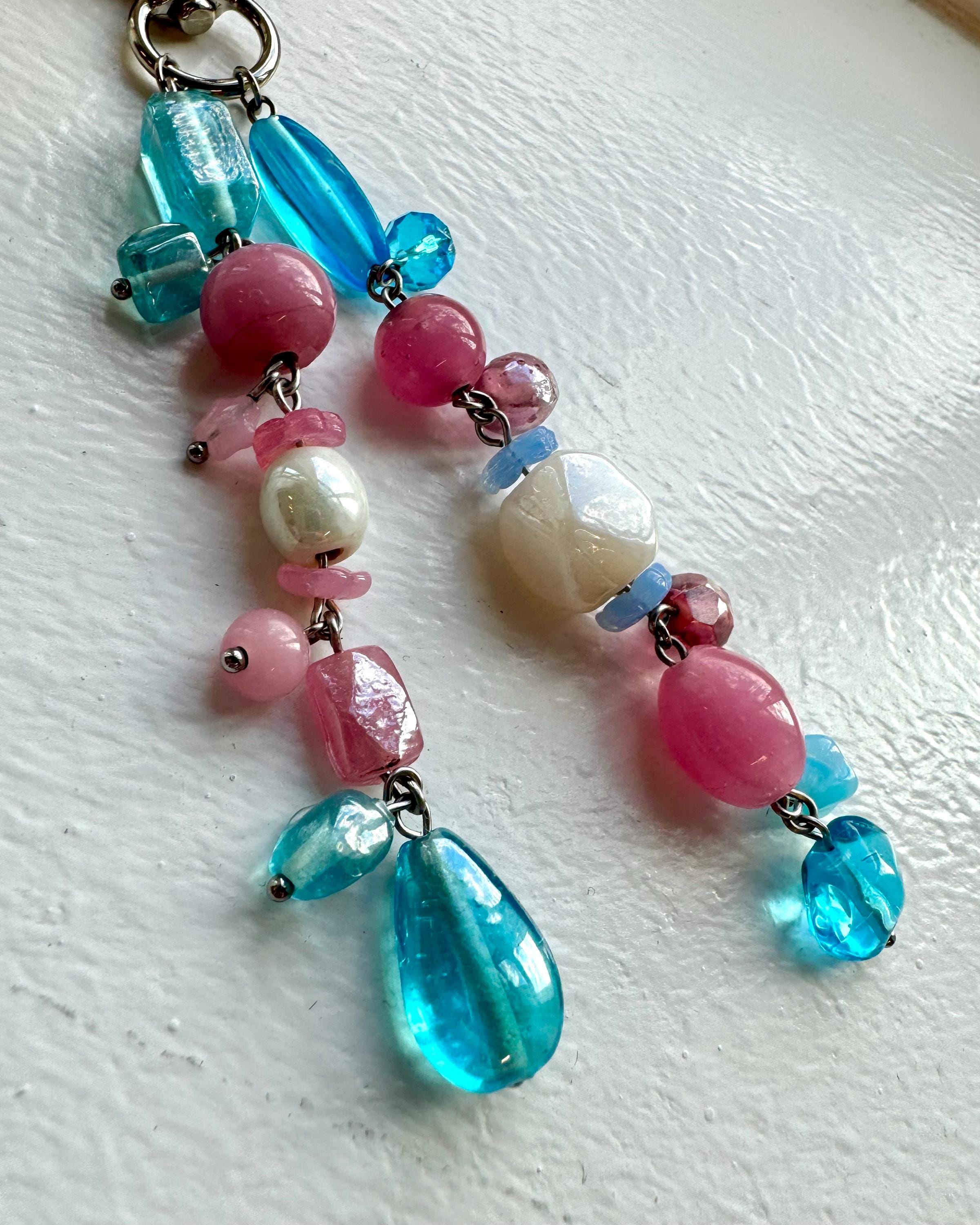Trans Pride Flag Keychain | Subtle Lgbtq Pride Gift, Cute Beaded ...