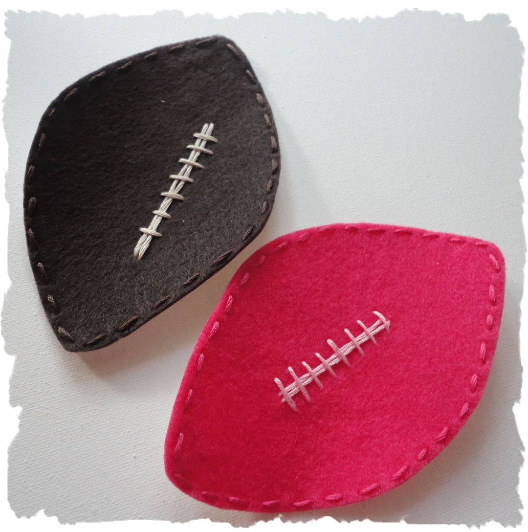 Felt Football Applique for Boy or Girl - Etsy
