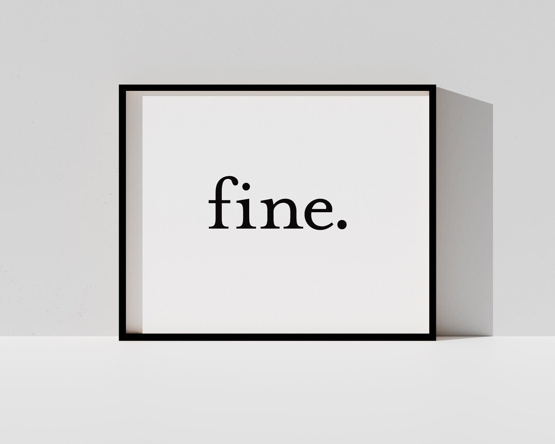 Fine Print 10x8 Horizontal - Etsy