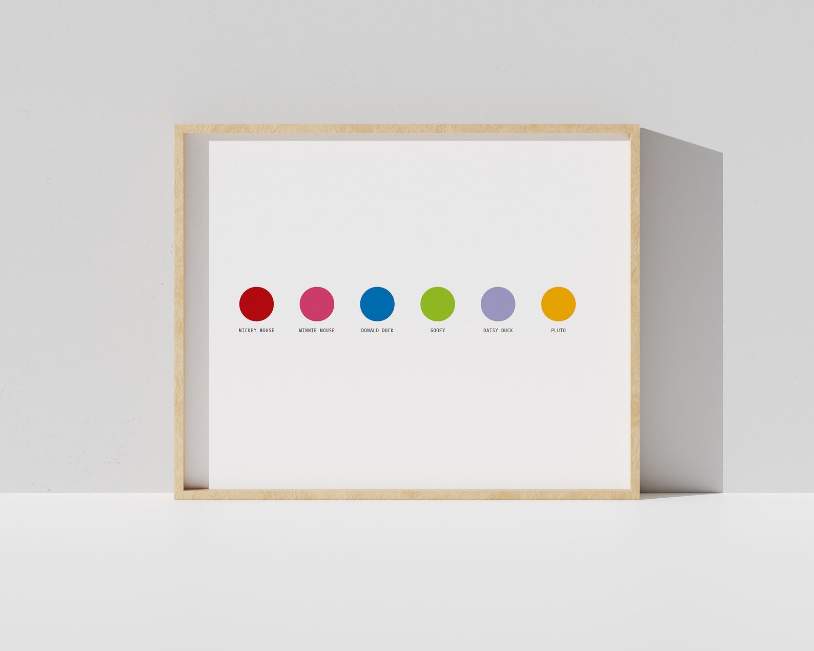 Main Character Swatches Print 10x8 Horizontal - Etsy