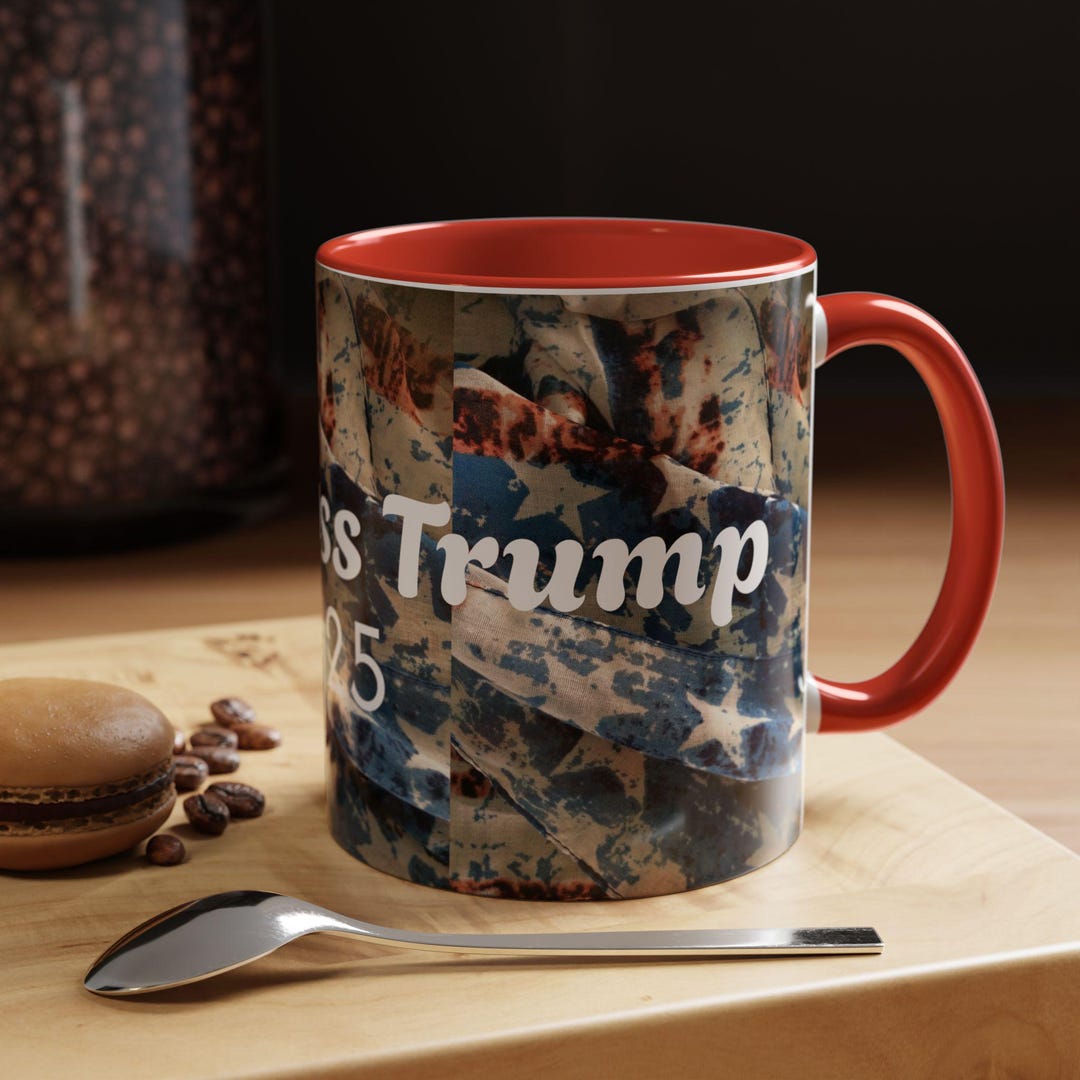 Father's Day Gift Idea--trump-mug-coffee, God Bless Trump, 2025 11oz ...