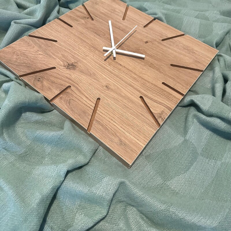 Square Wall Clock - Etsy