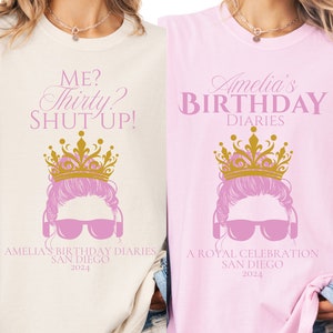 Princess Diaries Birthday, Princess Diaries Birthday Shirt, Princess ...