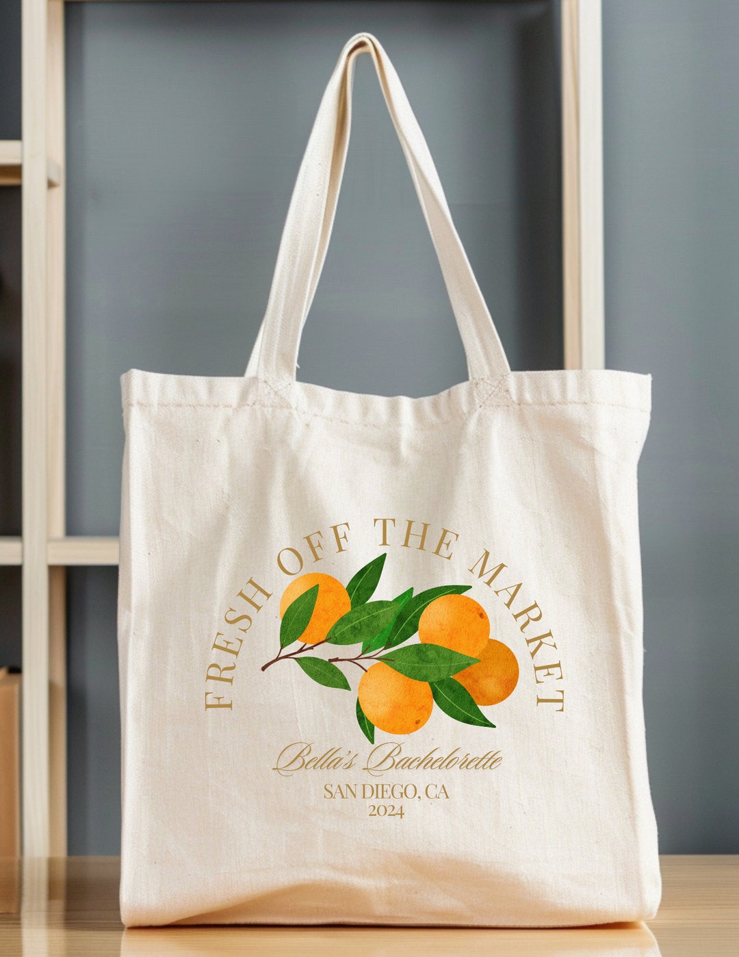 Custom Fresh off the Market Bachelorette Tote Bag, Fresh off the Market ...