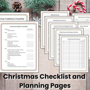 Christmas Checklist, Christmas Traditions Bucket List Printable ...