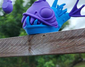 Angler Fish Flexi 3D Printed Model - Etsy UK
