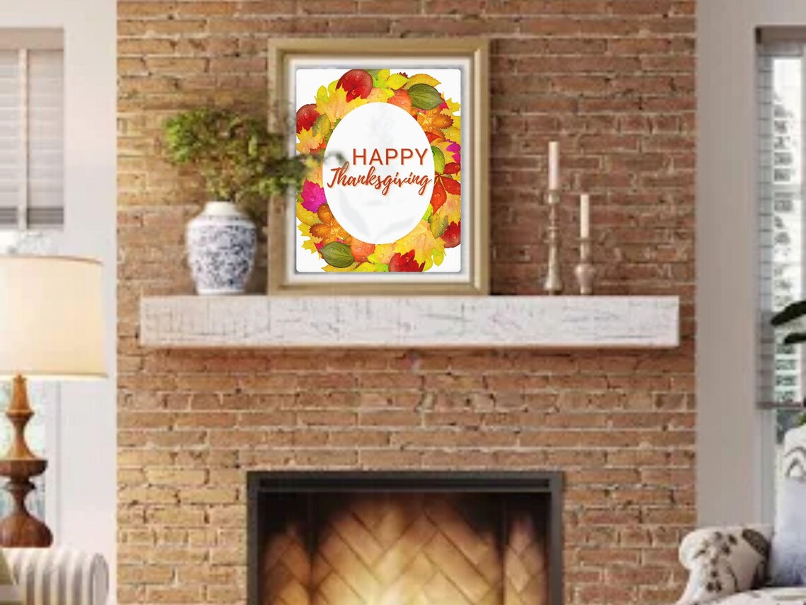Thanksgiving Wall Art Prints | Festive Autumn Decor (digital Download ...