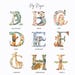 26 Watercolor Animal Alphabet Clipart, Clipart for School Kids, Letters ...