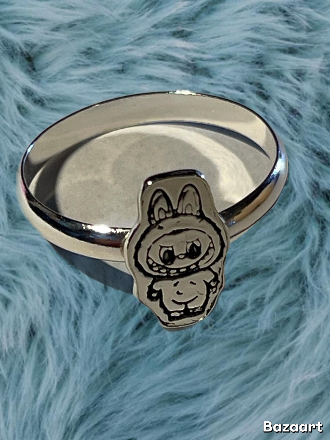 The Little Monster Sterling Silver Ring - Etsy