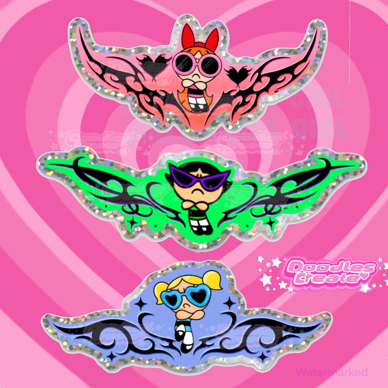 Powerpuff Girl Tramp Stamp Sticker - Etsy