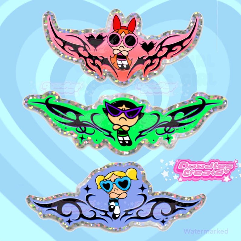 Powerpuff Girl Tramp Stamp Sticker - Etsy