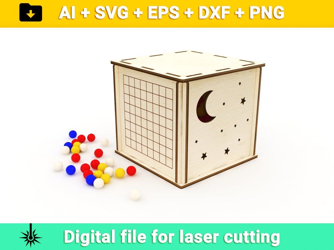 Plywood Candy Box Vector for CNC Svg Vector File, Vector Cut File, Cnc ...