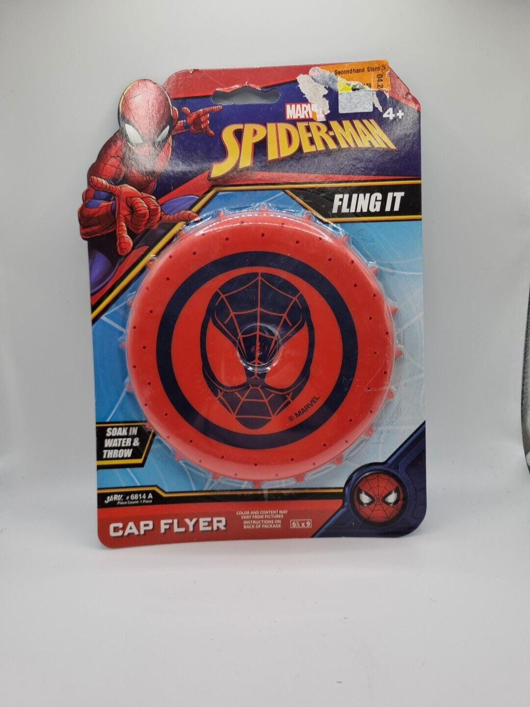 Spider-man Cap Flyer Pool Disc Water Frisbee Marvel Avengers - Etsy