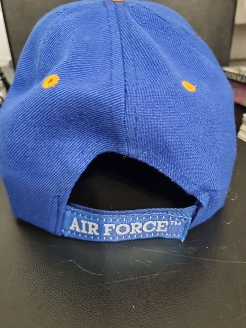 USAF United States Air Force Veteran Blue Baseball Cap Hat Embroidered ...
