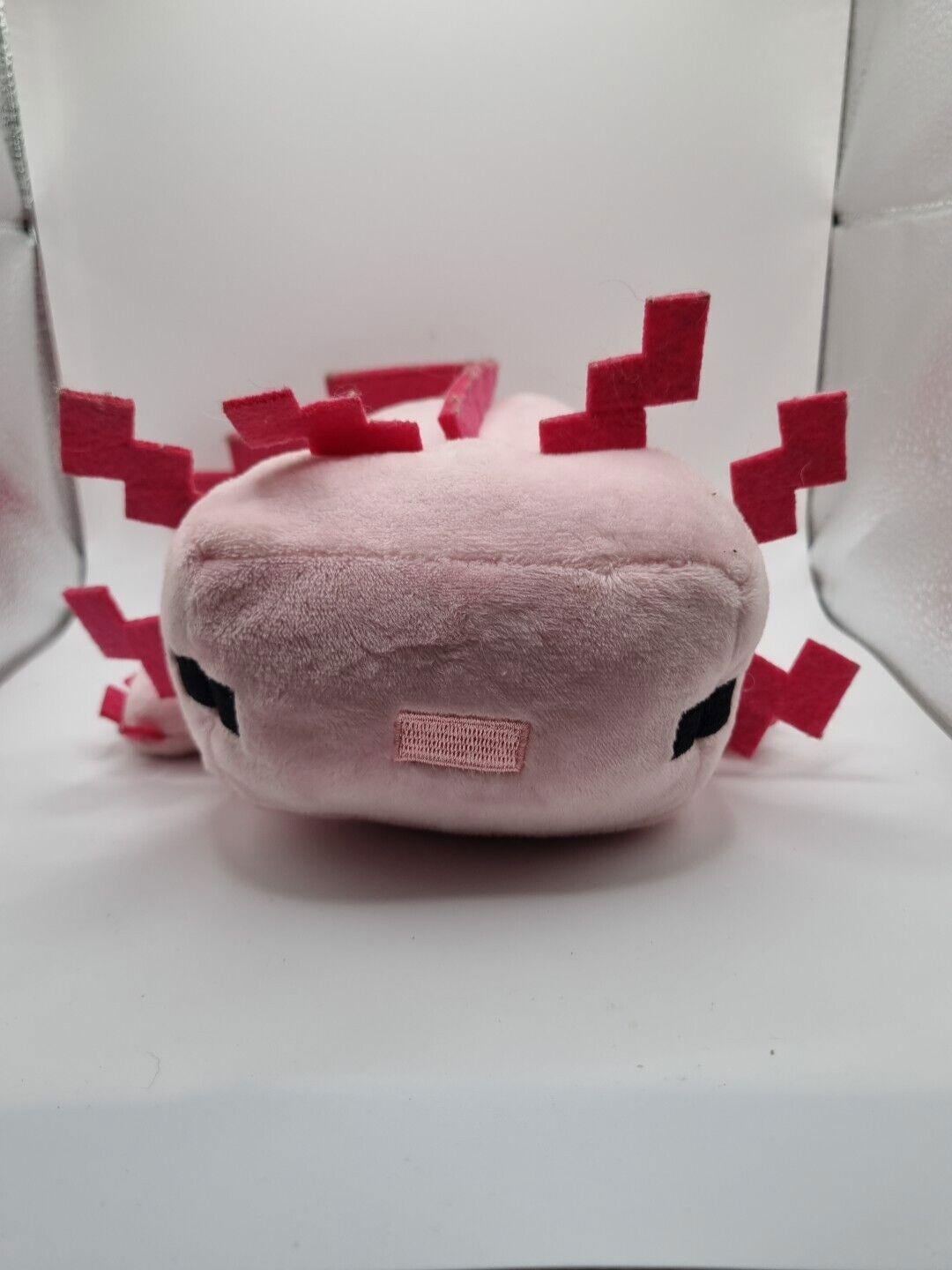 Minecraft Axolotl Plush Mojang Mattel 12 Stuffed Caves Cliffs Pink ...