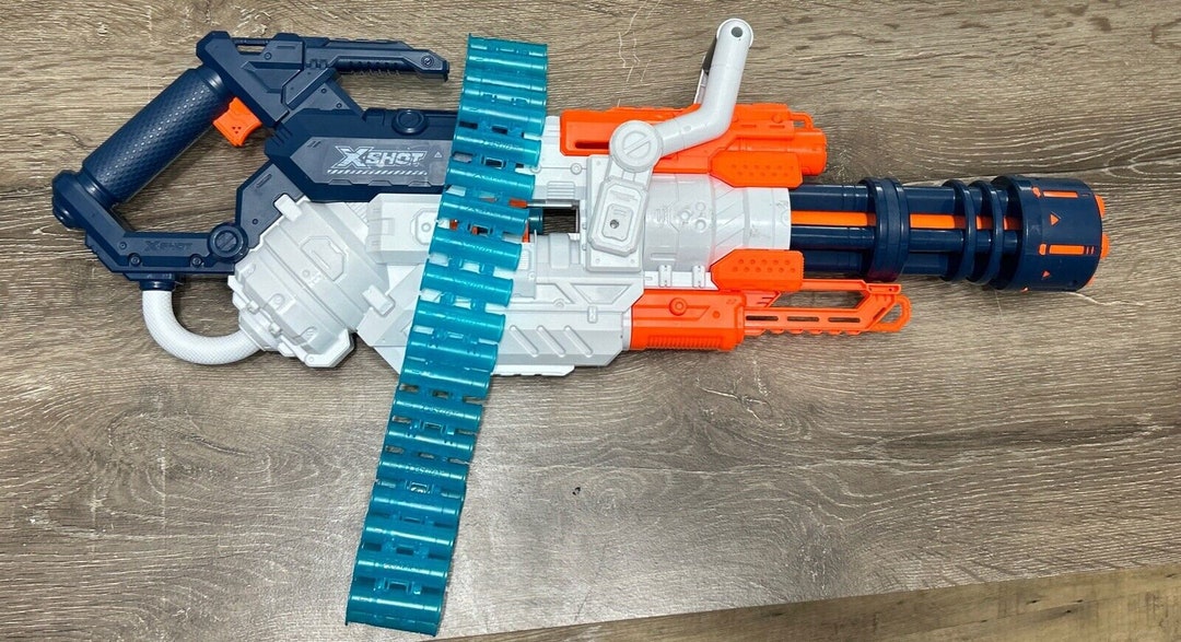 Nerf X-shot Machine Gun Used, in Good Condition, Fast Shipping. - Etsy