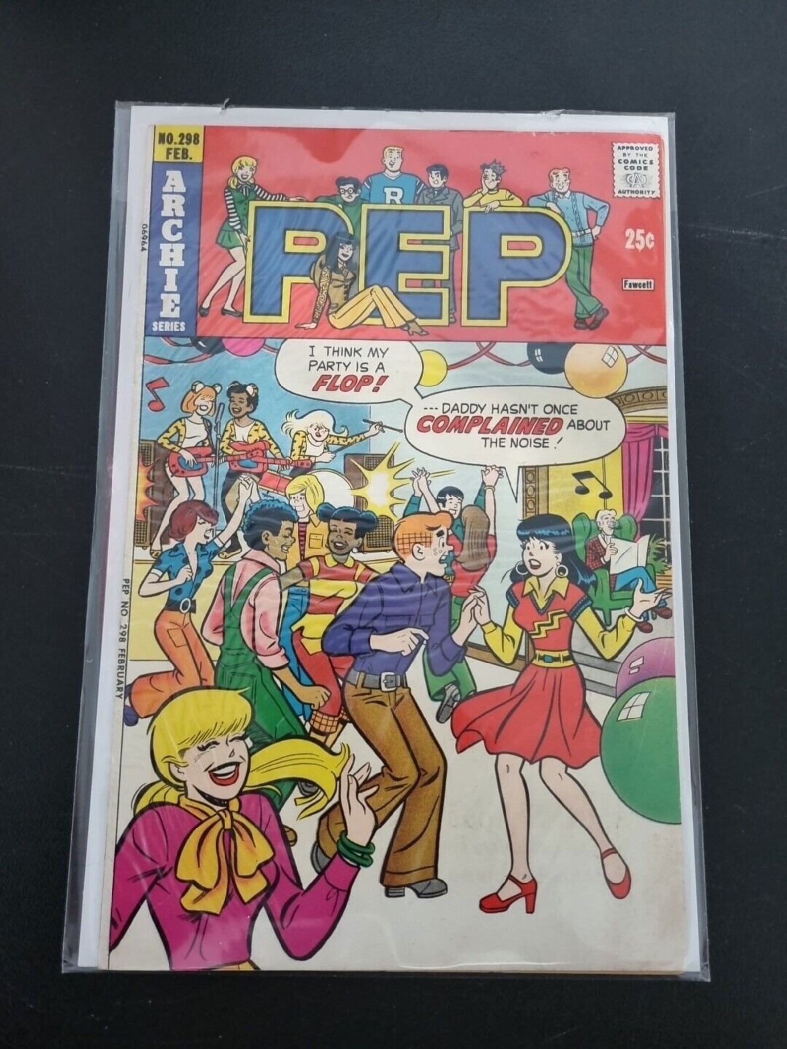 Rare Vintage Archie Series Comics Book PEP 298 Feb. 1975 25 Cents - Etsy