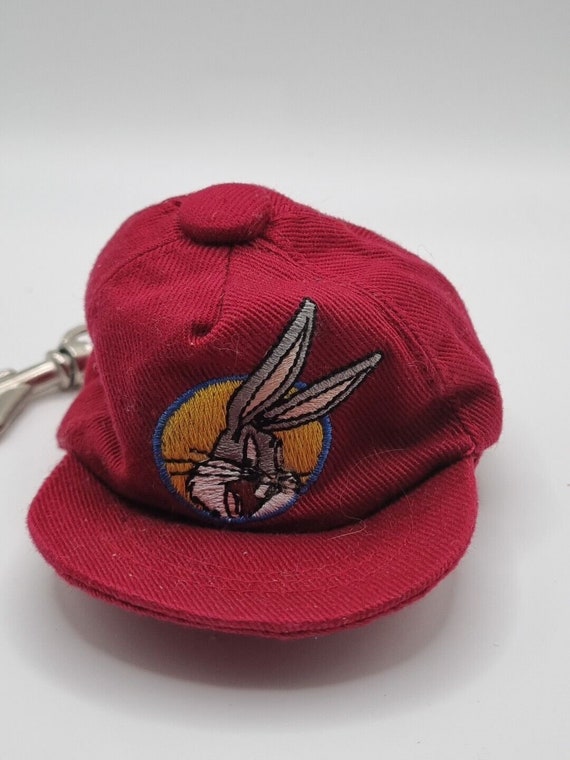 VTG 1999 Bugs Bunny Six Flags Mini Baseball Hat Coin … - Gem
