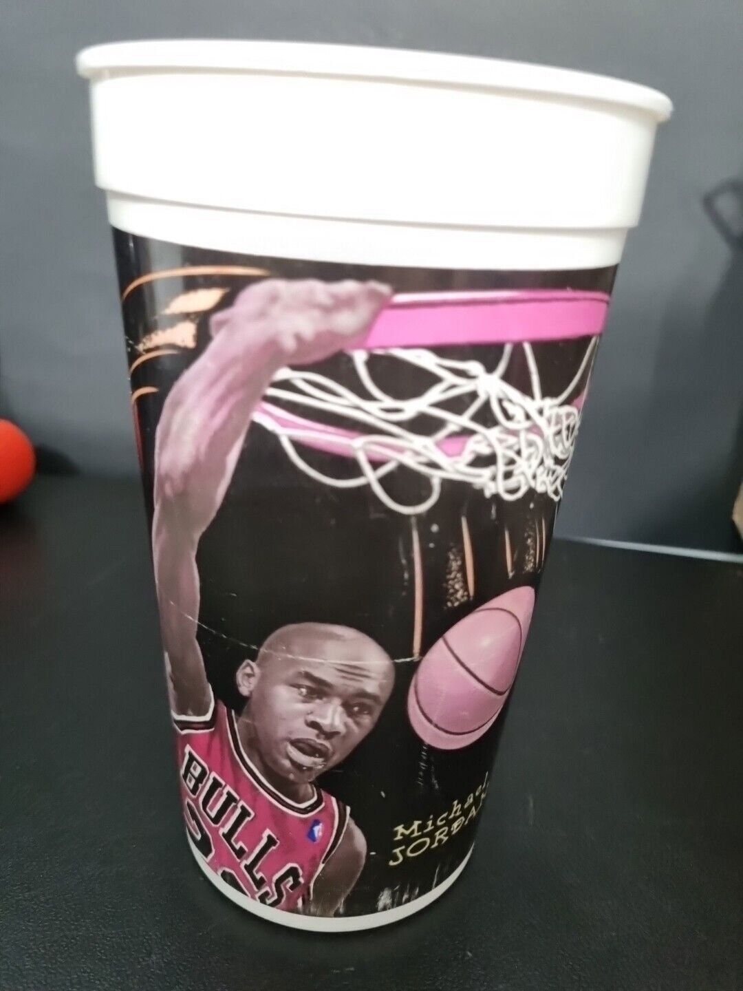 Vtg 1995 Mcdonalds Michael Jordan Nba All-star 32oz Plastic Loony Tunes ...