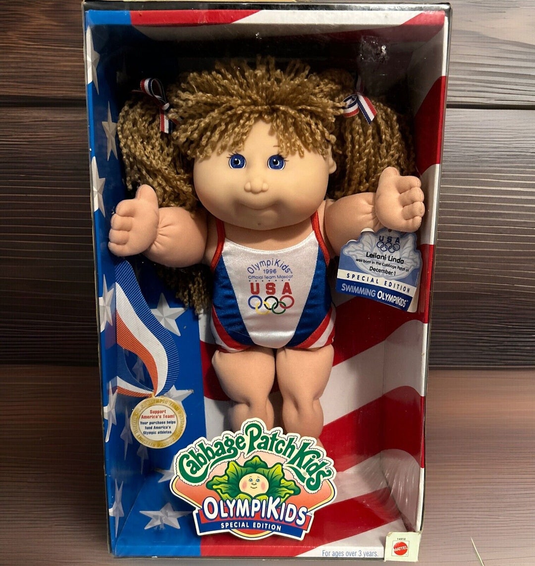 Vintage Cabbage Patch Kids 1996 USA Olympics Olympikids Special Edition Doll - Etsy