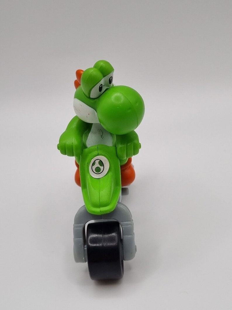Mcdonalds Yoshi Motorcycle 3 Figure Nintendo Mario Kart Happy Meal Toy ...