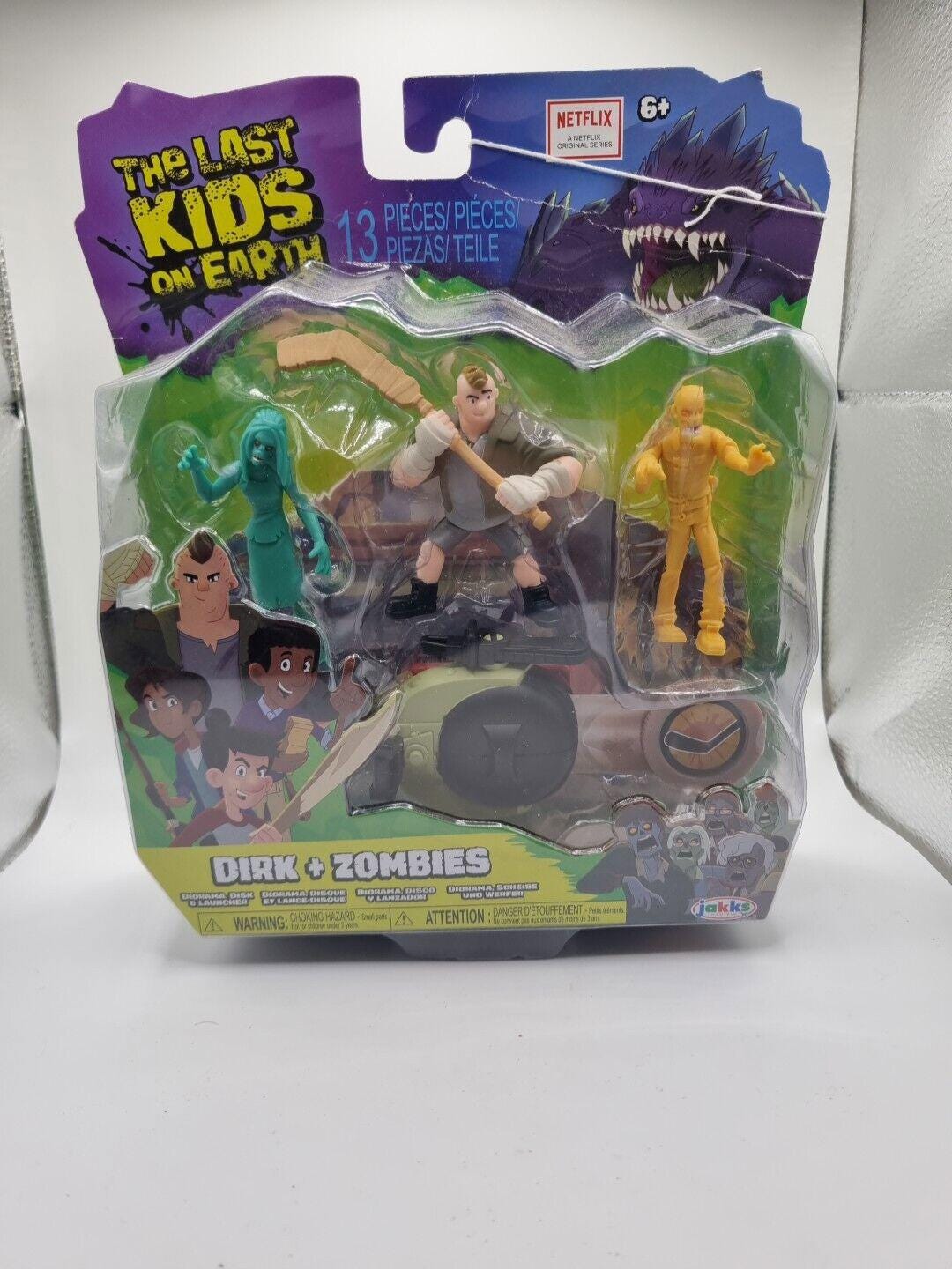 The Last Kids on Earth Dirk Zombies With Diorama and Disk Launcher New ...