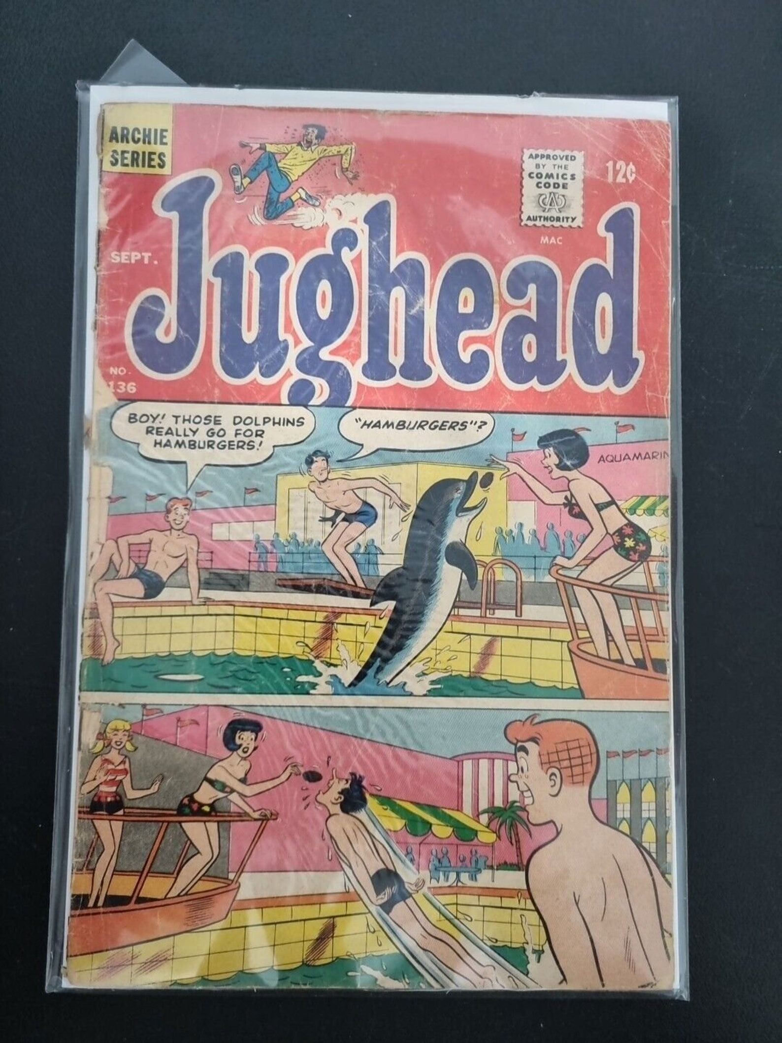 1966 Jughead Archie Series Comic Book 136 BLACK FRIDAY - Etsy
