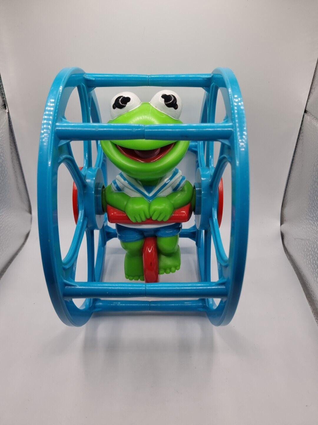1989 Muppet Babies Kermit the Frog Rolling Wheel Toy by Remco - Etsy