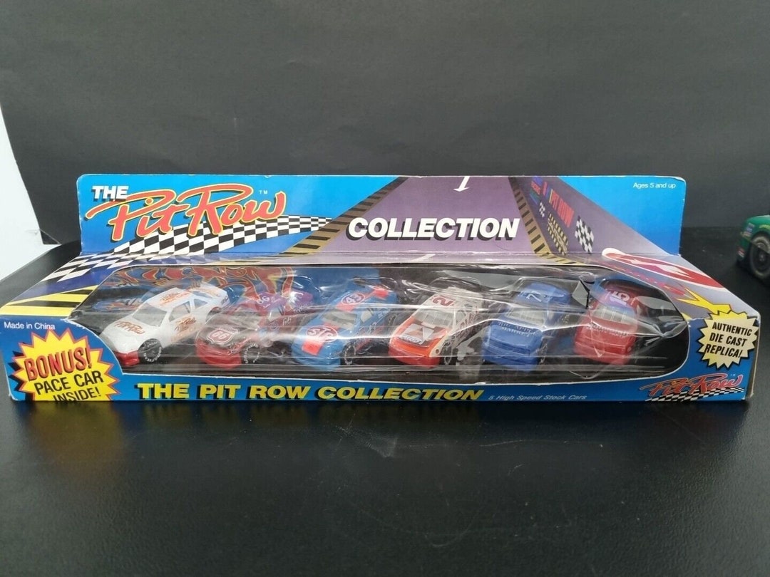 1992 the Pit Row Collection Set 5 Nascar Stock Cars one Pit Row Pace ...