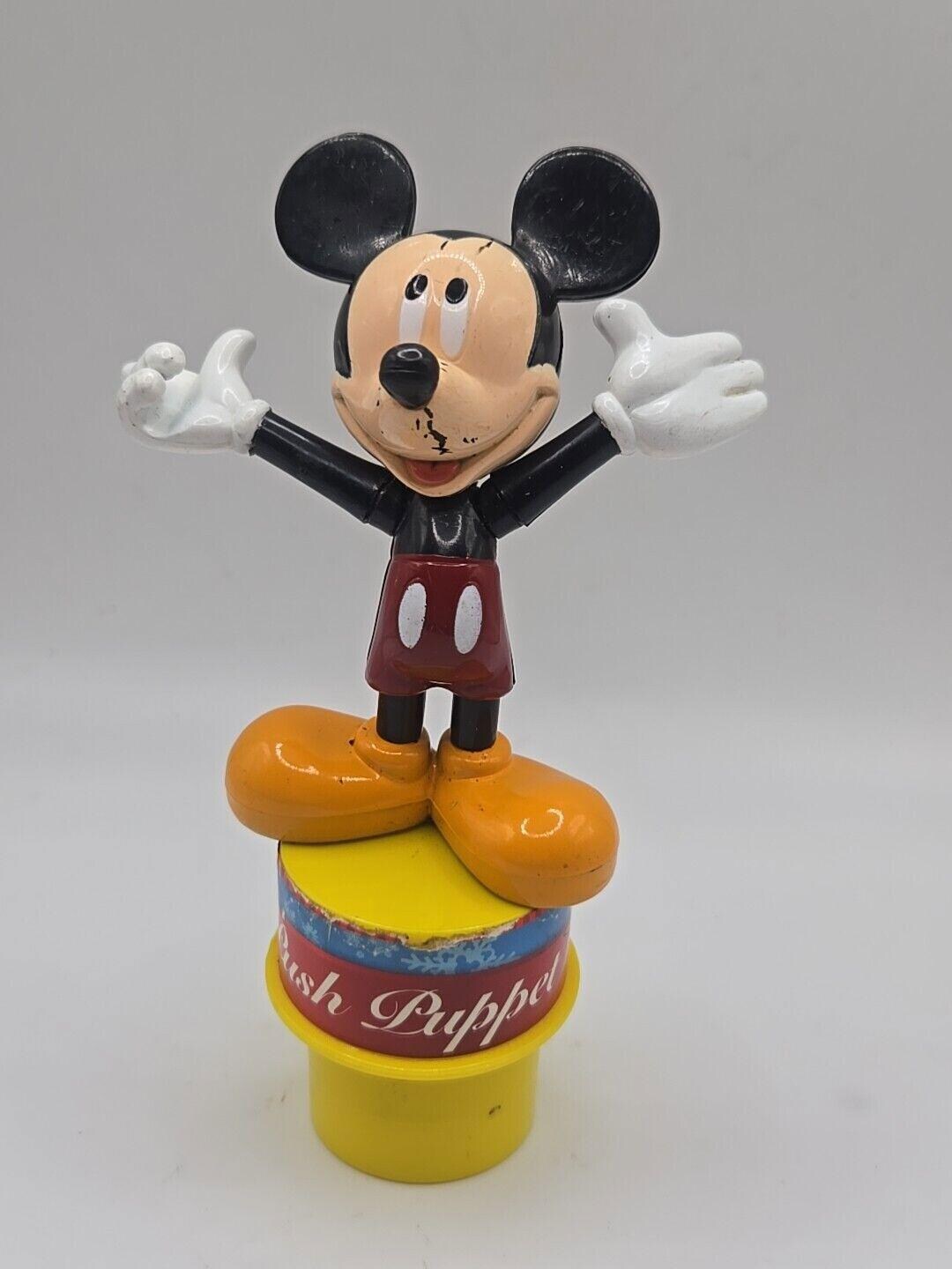 2000 Disney Mickey Mouse Push Down Toy Puppet Plastic 5.25 Flix - Etsy