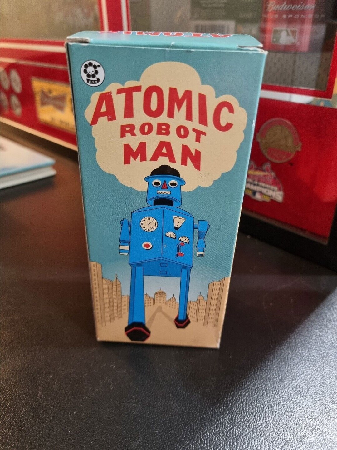 COOL Modern Tin Windup Robot in Box Atomic Robot Man 5 1/2 Tall MS415 ...