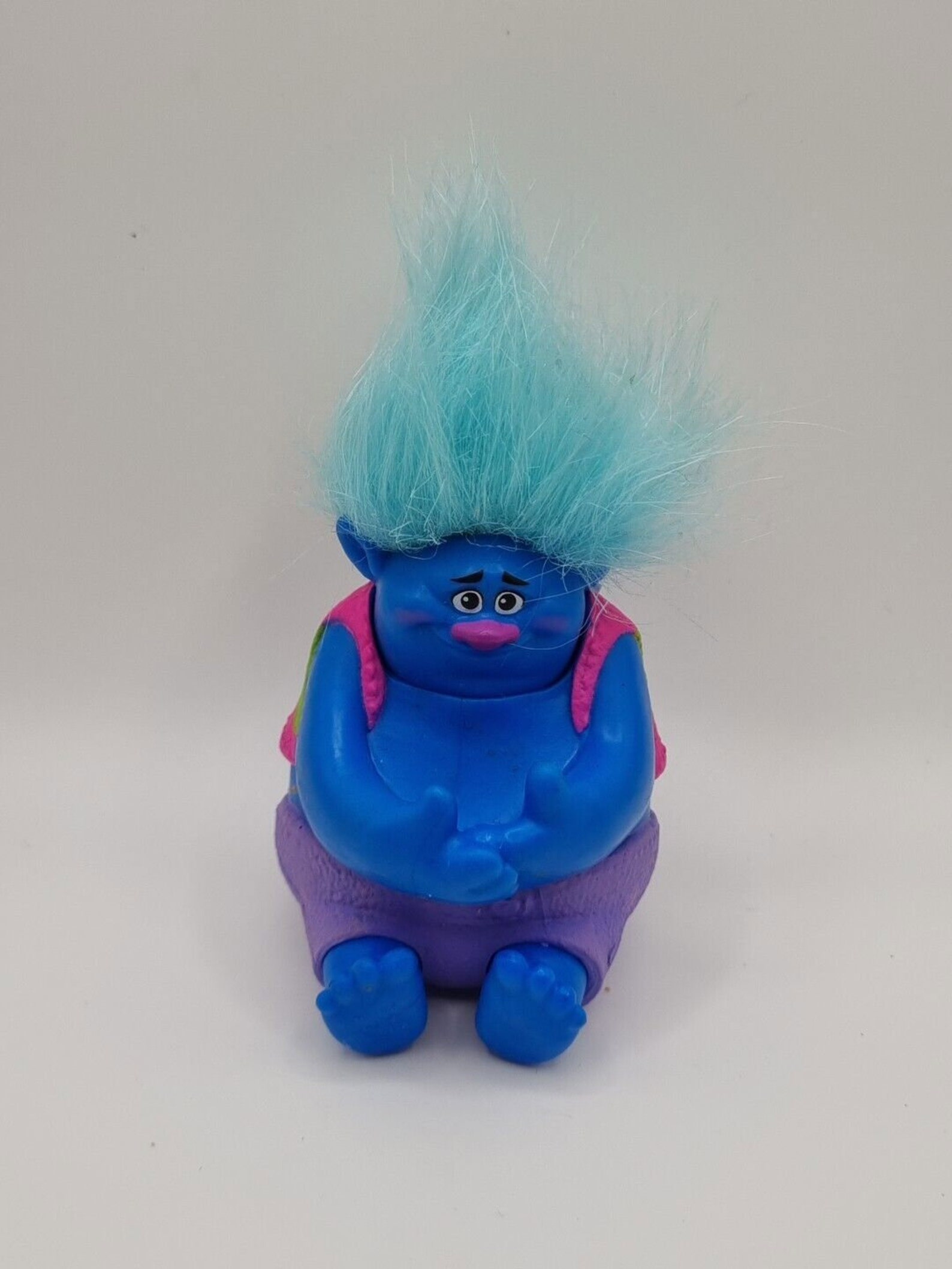 Dreamworks Trolls Biggie Blue Troll Figure Figurine Toy Replacement ...