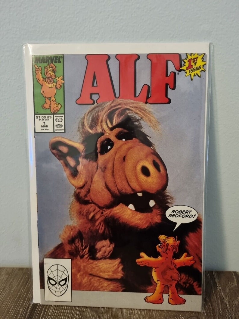 Alf 1 1990 Marvel Comics 1st Full App of Alf in Comics, Newsstand - Etsy