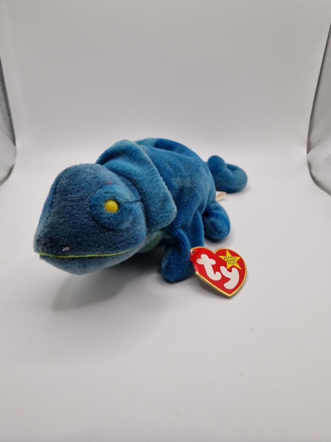 TY Beanie Babies Rainbow the Chameleon Plush With Hang Tag 1997 Blue - Etsy