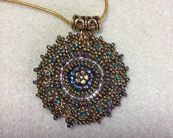 Beaded medallion | Etsy