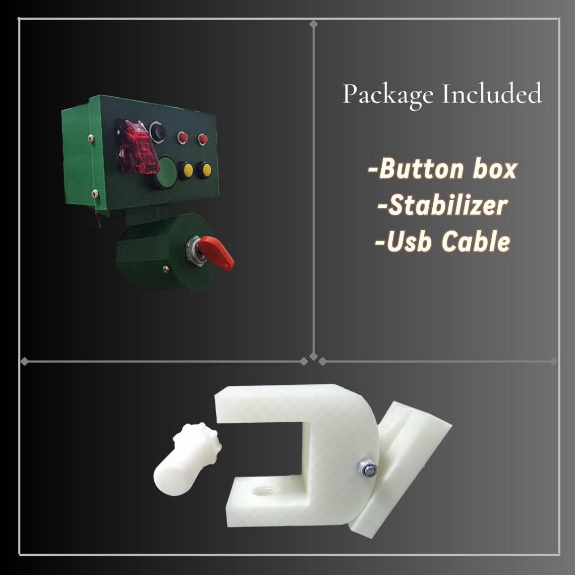 PC Button Box and Stabilizer 9 Function Switch and Push. Simracing ...