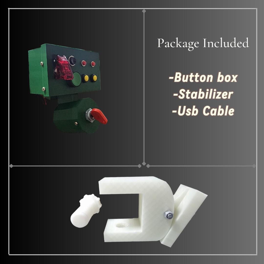 PC Button Box and Stabilizer 9 Function Switch and Push. Simracing ...