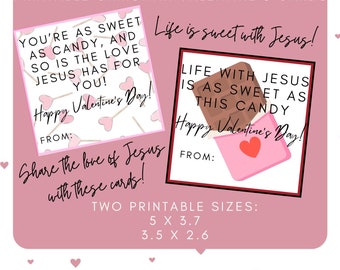 Printable Christian Valentine's Day Cards for Kids Christian Valentines ...