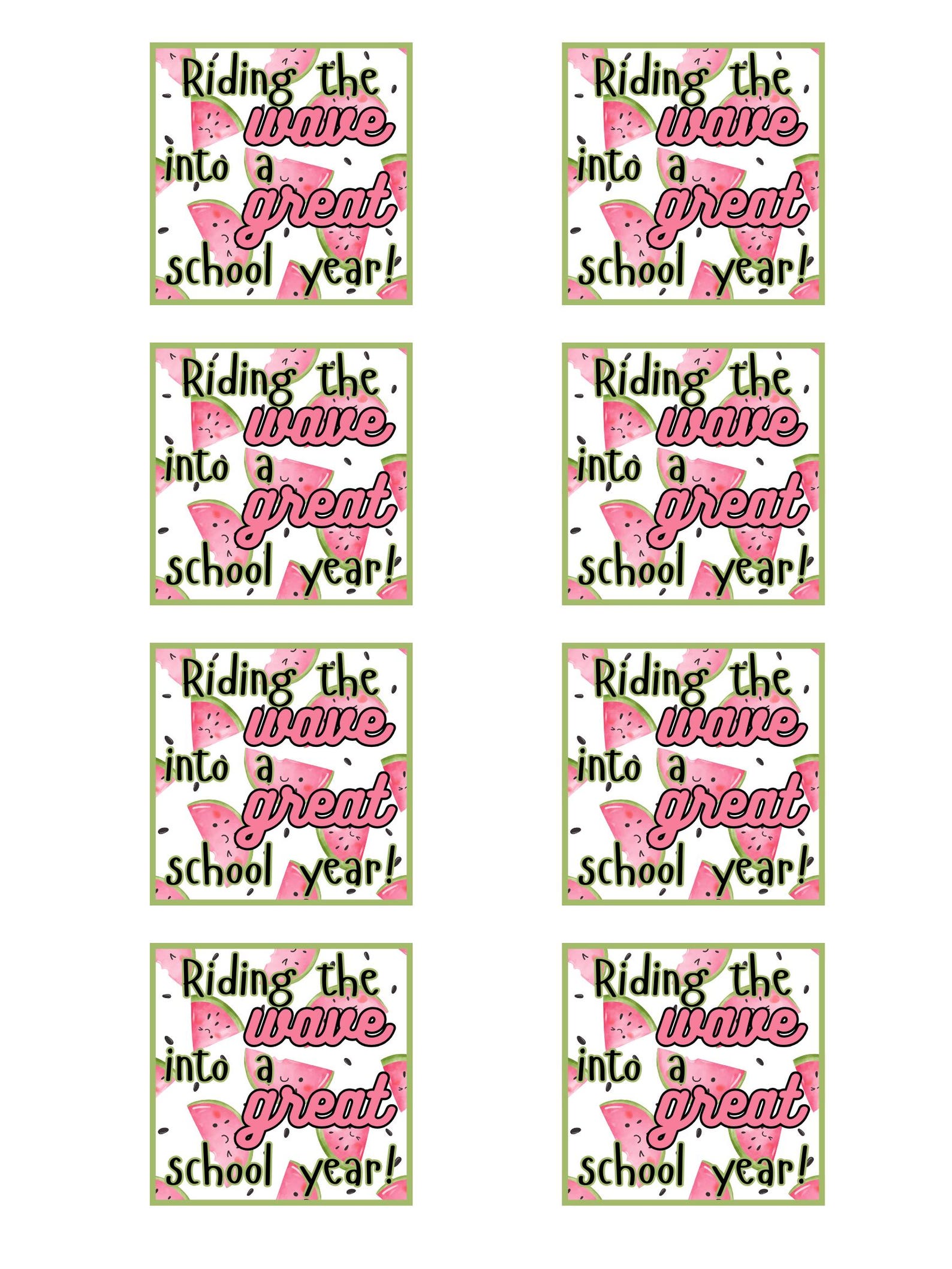 Alani Nu Teacher Gift Tags | Back to School Printables | Instant ...