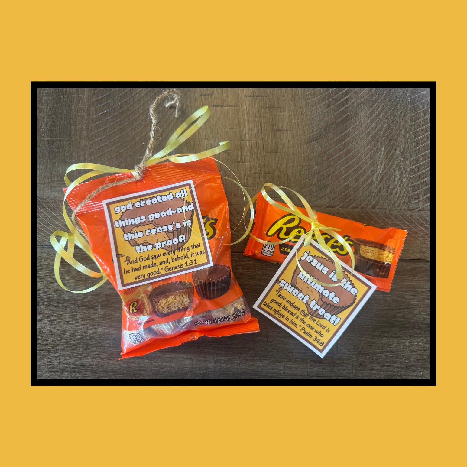 Reese's Candy Gram | God's Love | Instant Download | Church | Sunday ...