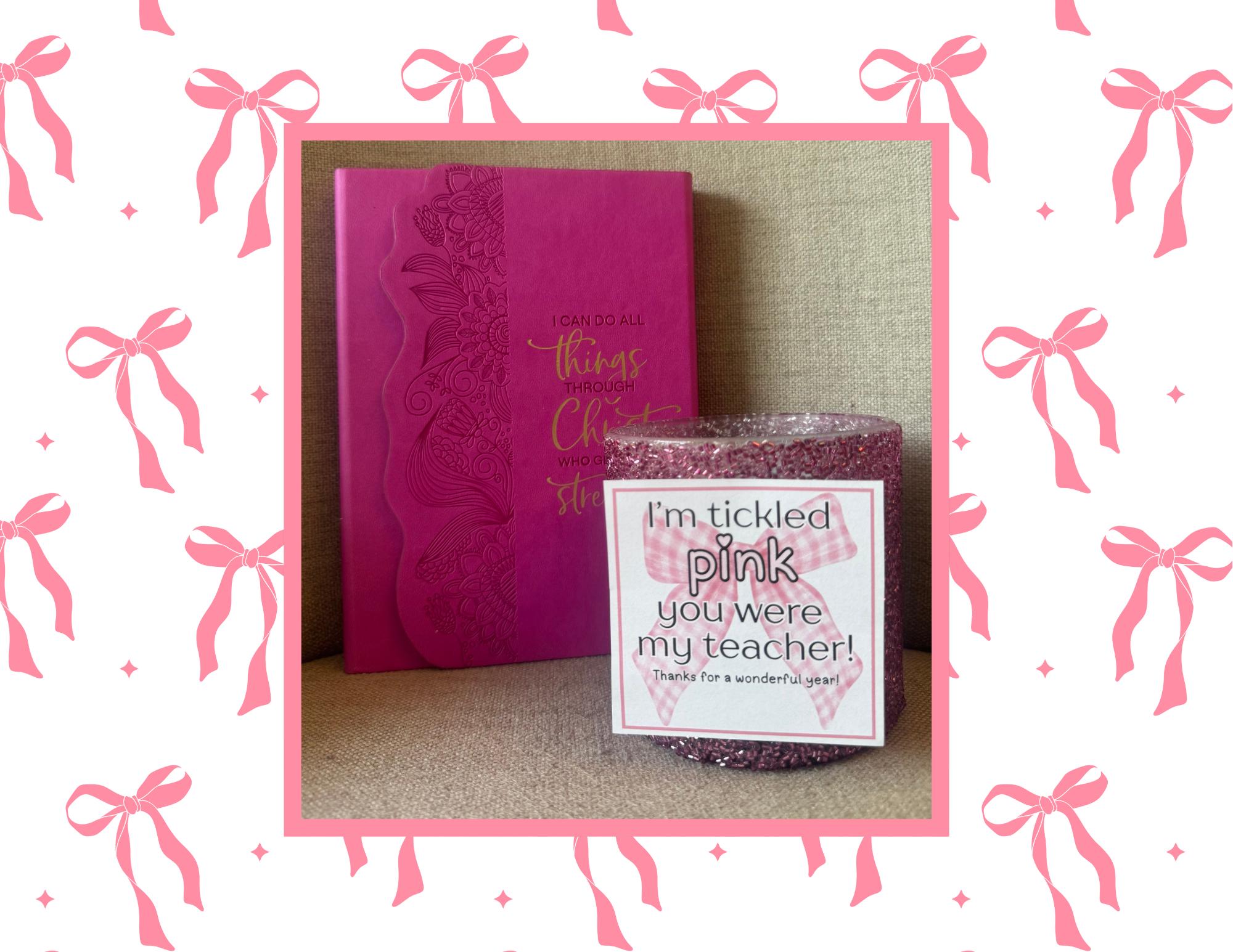 Teacher Appreciation Pink Color Tag | Instant Download | Teacher ...