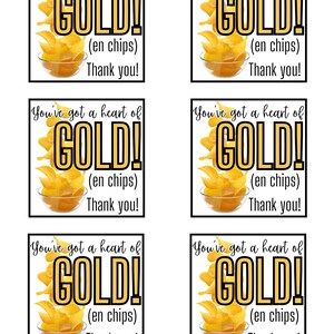 Teacher Appreciation Chip Tags | Instant Download | Multiple Sizes | 11 ...