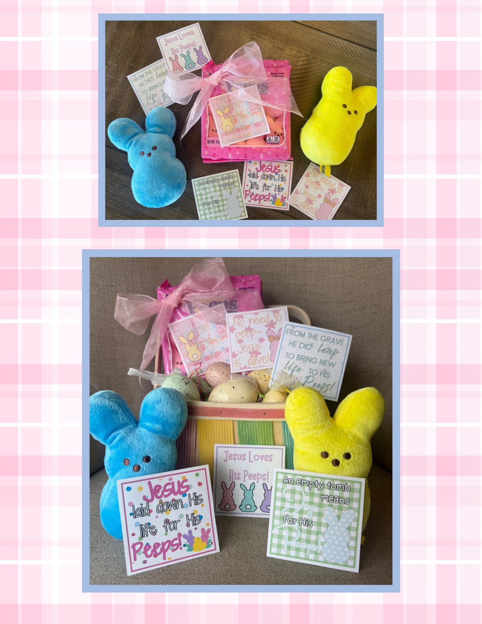 Easter Peep Candy Tags | Instant Printable | Multiple Sizes, Styles ...
